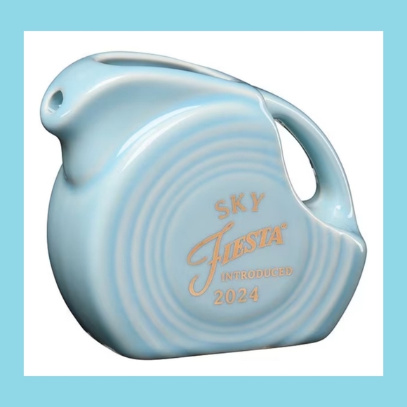 Fiesta | Dining | Fiesta Sky Mini Disc Pitcher | Poshmark
